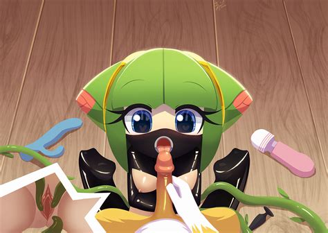 Rule 34 Cosmo The Seedrian Fellatio Female Gag Gagged Genitals Howxu Licking Male Male Female