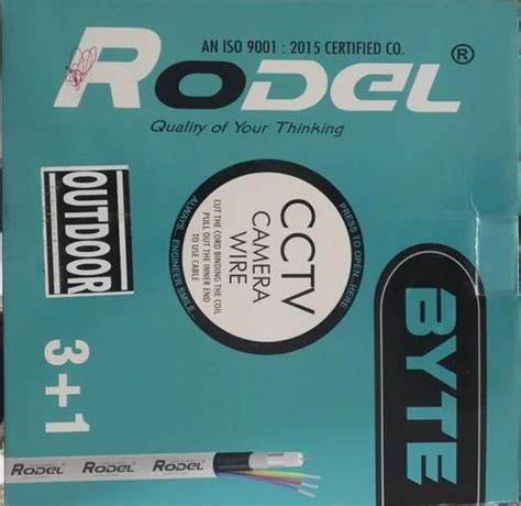 Rodel Rodel Cctv Camera Wire 31 100meter Copper White At Rs 1149piece Camera Wire Cctv