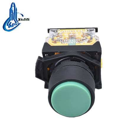 Xdl EL IP Plastic Green Convex Head Push Button Waterproof Switch