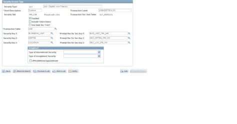 Peoplesoft Development Row Level Security