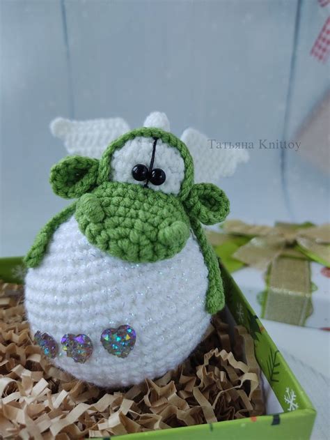 Новогоднее украшение интерьера Дракон Елочная игрушка своими руками Динозавры своими руками