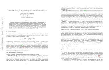 Network Routing On Regular Digraphs And Their Line Graphs Papers With