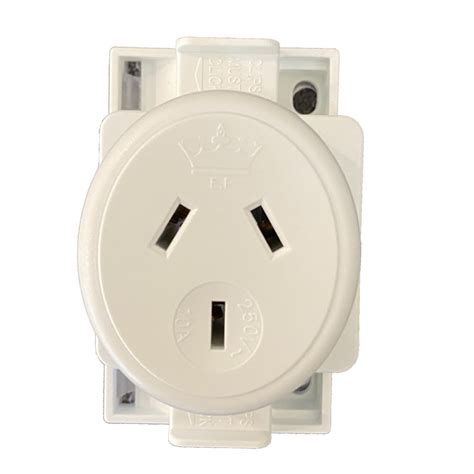10x Quick Connect Surface Socket Plug Base 10a Electrical Outlet Krona