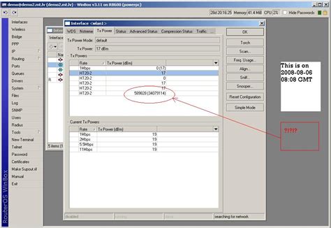 Record Tx Power On Rb Wireless Networking Mikrotik Community Forum