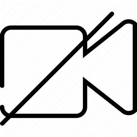 Camera Disable Video Video Cam Film Media Movie Icon Download On Iconfinder
