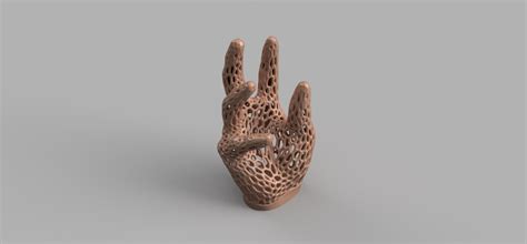 Voronoi Hand By Mikeproch Makerworld Download Free 3d Models