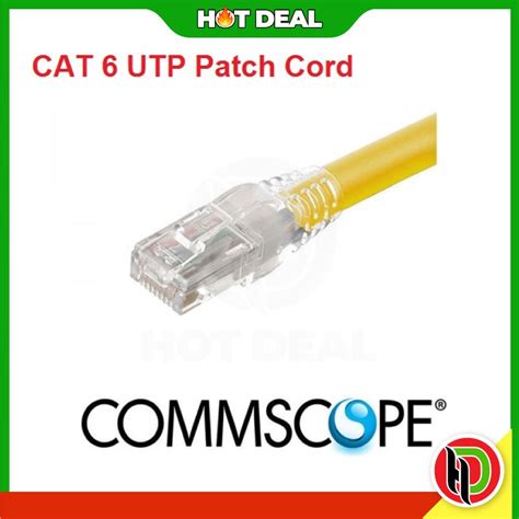 Hotdeal Original Commscope Cat6 UTP Patch Cord With Commscope Packing Length 1FT 3FT 7FT 10FT