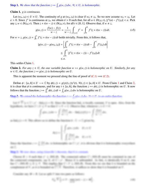 Solution The Global Cauchy Theorem 1 Studypool
