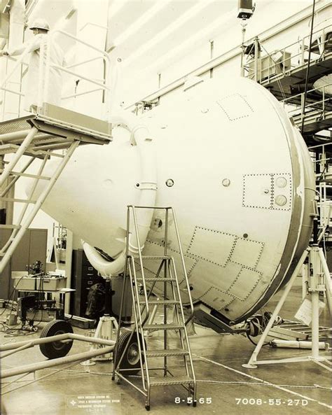 Apollo Command Module Preparing For Weight Balance Test Apollo Space Program Nasa Space