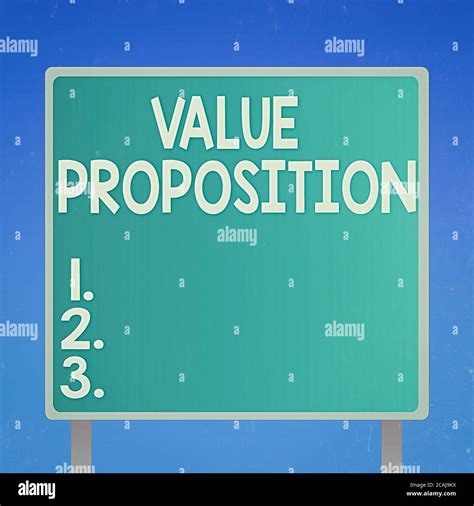 Handwriting Text Writing Value Proposition Conceptual Photo Feature Intended To Make A Company