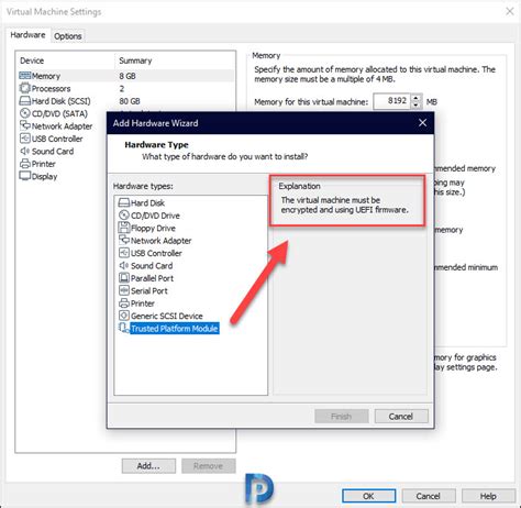 Enable TPM On A Virtual Machine And Encrypt VMware VM