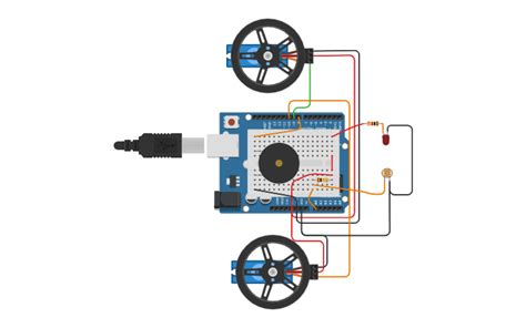 Circuit Design Servo Tank Roam Bumper Tone Tinkercad