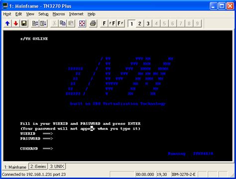 Tn3270 Plus Sample Tn3270 Terminal Emulation Screen Download An Evaluation Version Today