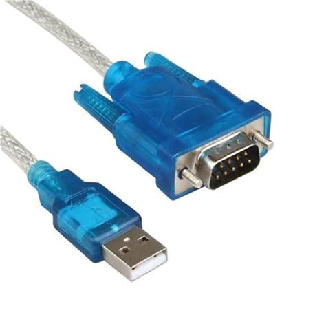 cabo conversor serial usb rs232 hl340 db9 macho baú da eletrônica