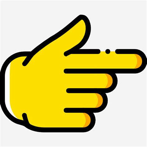 指向右图标 https 88ICON 接口方面 手势 手指 指向右 手和手势