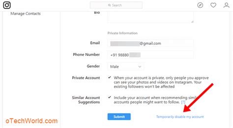 How To Delete Instagram Account Permanently OTechWorld