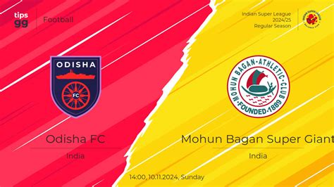 Watch Odisha Fc Vs Mohun Bagan Super Giant 10112024 Live Stream