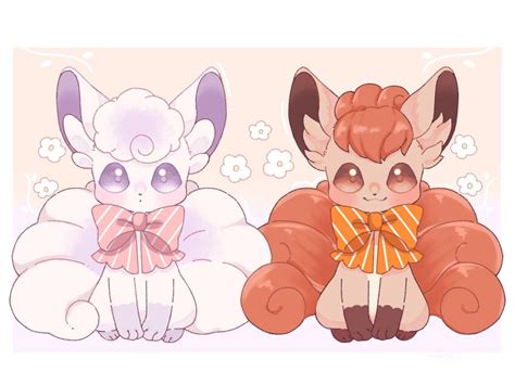 Maaari Pkmn Alolan Vulpix Vulpix Nintendo Pokemon Highres Alolan