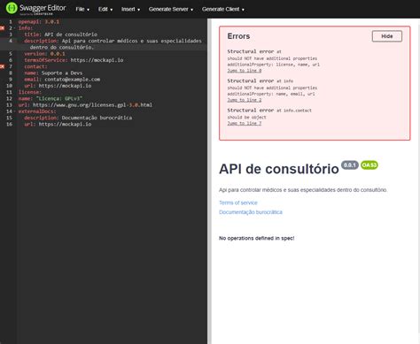 Erros Ainda Ficaram Destacados Swagger Documentando Suas Apis