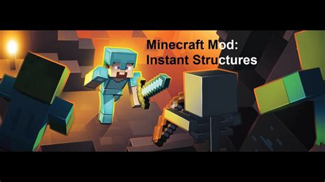 Minecraft Mod Instant Structures Youtube