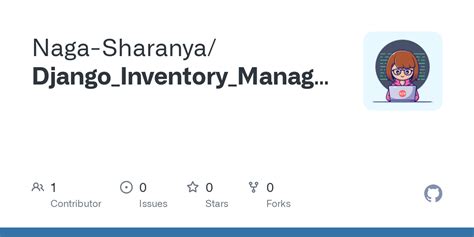 GitHub Naga Sharanya Django Inventory Management Project