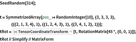 Tensorcoordinatetransform Wolfram Function Repository