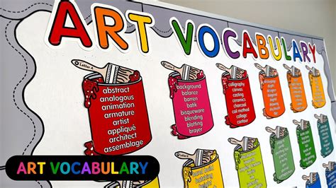 Vocabulary Word Art