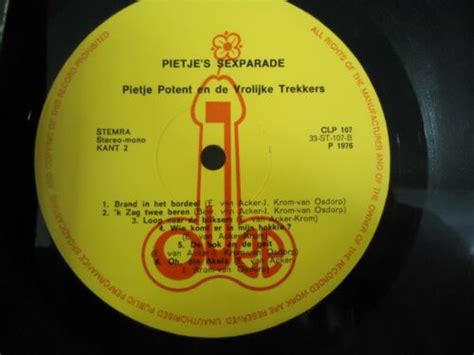 Pietje Potent En De Vrolijke Trekkers ‎ Pietjes Sex Parade Nude Cover Lp Ebay Uk