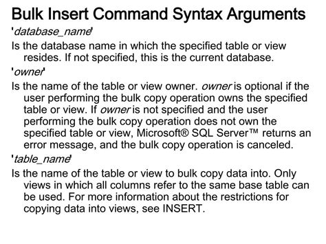 Ppt Octe 4339 Section 10 Sql Server Query Analyzer Bulk Insert