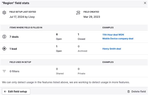 Custom Fields Knowledge Base Pipedrive