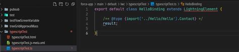 Code Typescript In Lwc Rsalesforcedeveloper