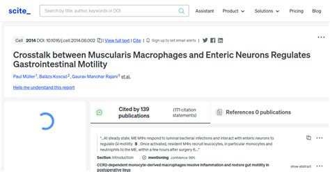 Crosstalk Between Muscularis Macrophages And Enteric Neurons Regulates Gastrointestinal Motility