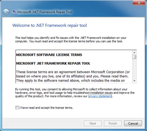 microsoft framework repair tool download