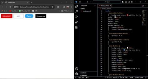 learned html and css skills himanshu singh posted on the topic