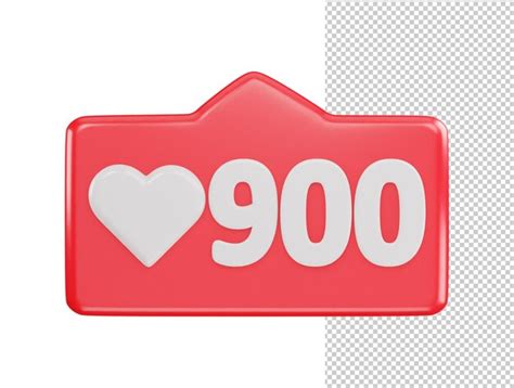 Premium Psd 900 Social Media Love React Icon 3d Rendering Vector Premium Psd 900 Social Media Love React Icon 3d Rendering Vector