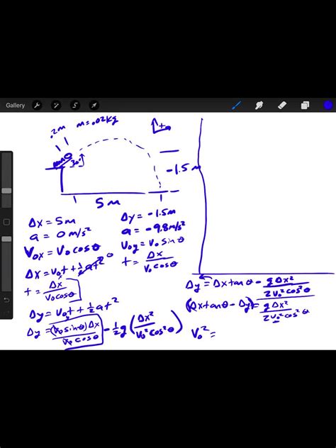 In A Physics Lab Experiment A Compressed Spring Launches A 20 G Metal Ball At A 30 ∘ Angle