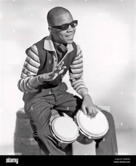 Stevie Wonder Promotional Photo Of American Musician About 1961 Stock