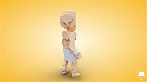 Voxel Slave Character 3d Lowpoly Model Bring Your Fantasy Voxel