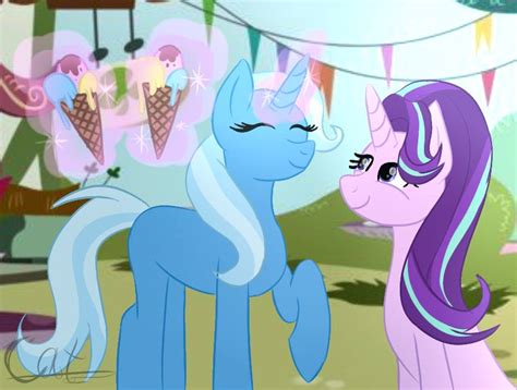 Mlpfim Starlight And Trixie By Iluvcats18 On Deviantart