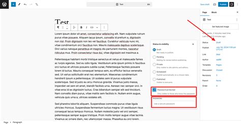 How To Password Protect A Page On Wordpress