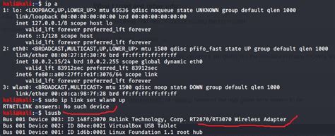 Wifi Rtnetlink Answers No Such Device Wireless Card Kali Linux