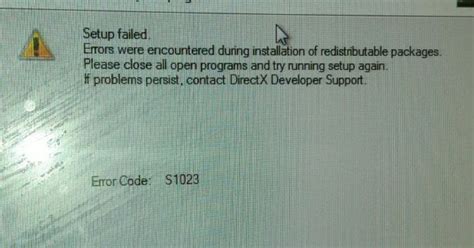 Mengatasi Error S1023 Pada Saat Instal Direcx X 11 Di Windows 7