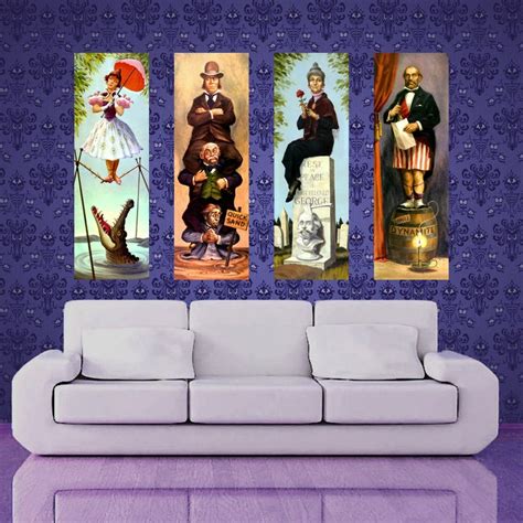 Haunted Mansion Stretching Portraits Etsy