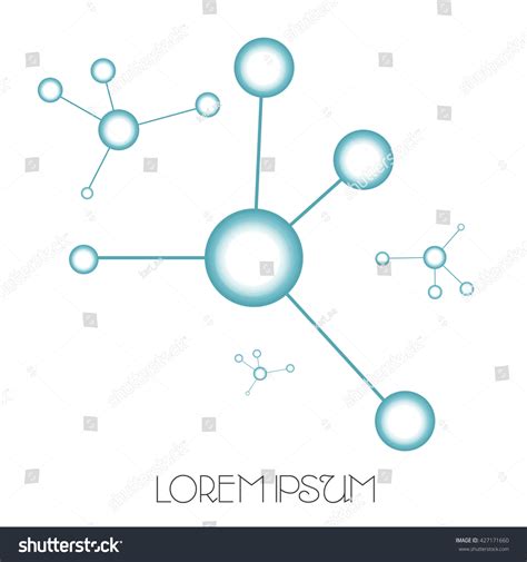 Molecule Communication Connected Dots Lines Graphic Stock Vector Royalty Free 427171660