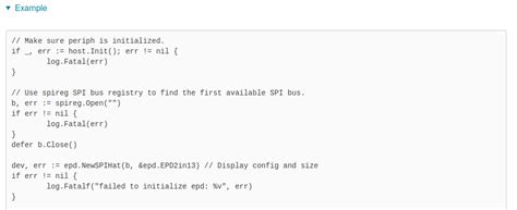 X Pkgsite Package Level Examples Do Not Render Consistently With VN In