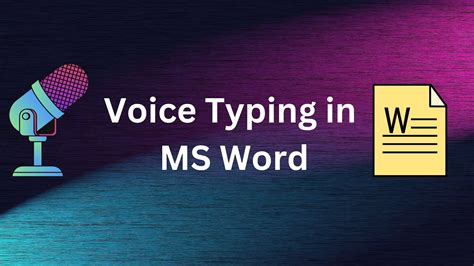 voice typing in ms word how to use voice typing in word typing