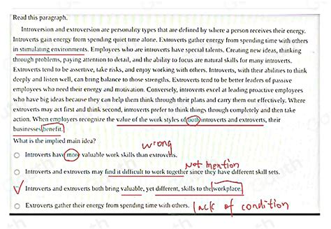 Solved Introversion And Extroversion Are Personality Types That Are Defined By Where A Person