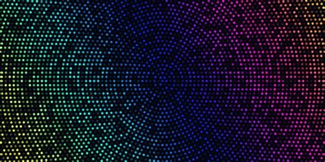 Premium Vector Colorful Radial Dots Pattern Background