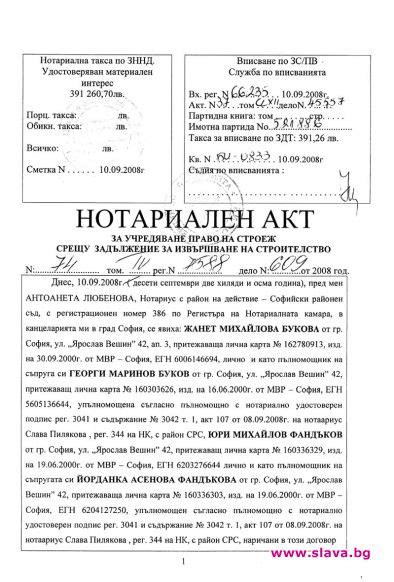 Ново жилище за Фандъкова Slava Bg