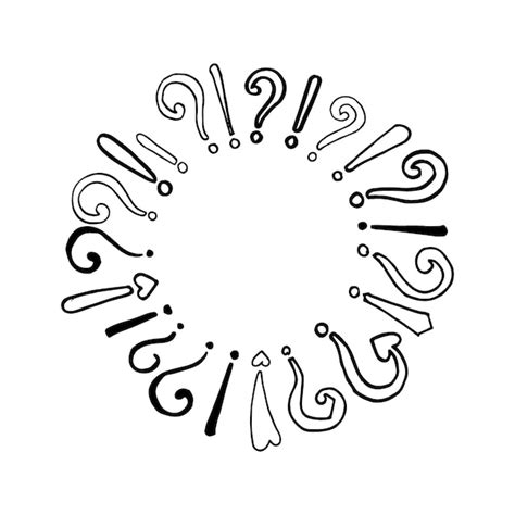 Premium Vector Set Vector Question Mark And Exclamation Mark For Design Purposes